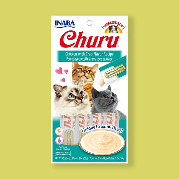 Inaba - Churu Chicken Crab Kattensnack – Pawty